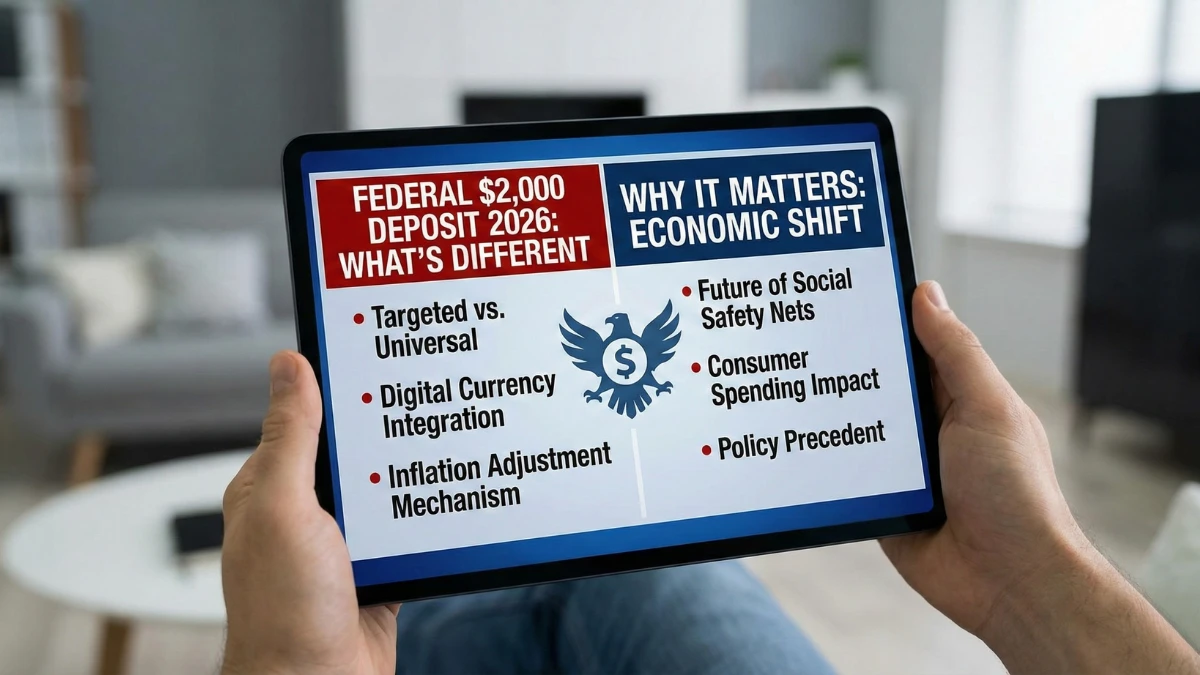 Federal $2,000 Deposit in 2026 Explained: What’s Different This Time ...